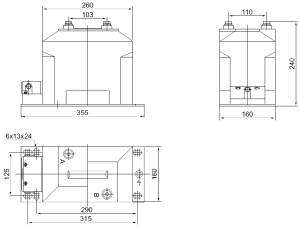 10/11kV indoor voltage transformer - UNISUN