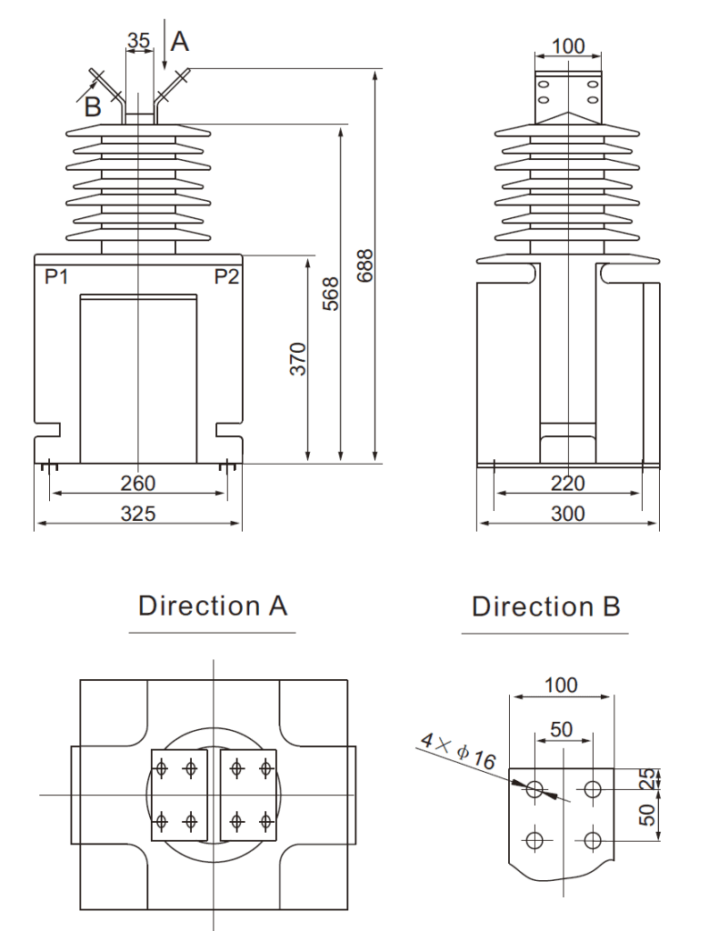 33/35kV OUTDOOR CURRENT TRANSFORMER - UNISUN