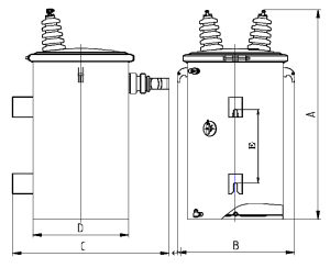 Single phase Pole Mounted Transformer - UNISUN